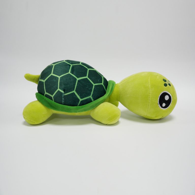 Green cute turtle big eyes turtle stuffed stuffed animal - StuffPlush