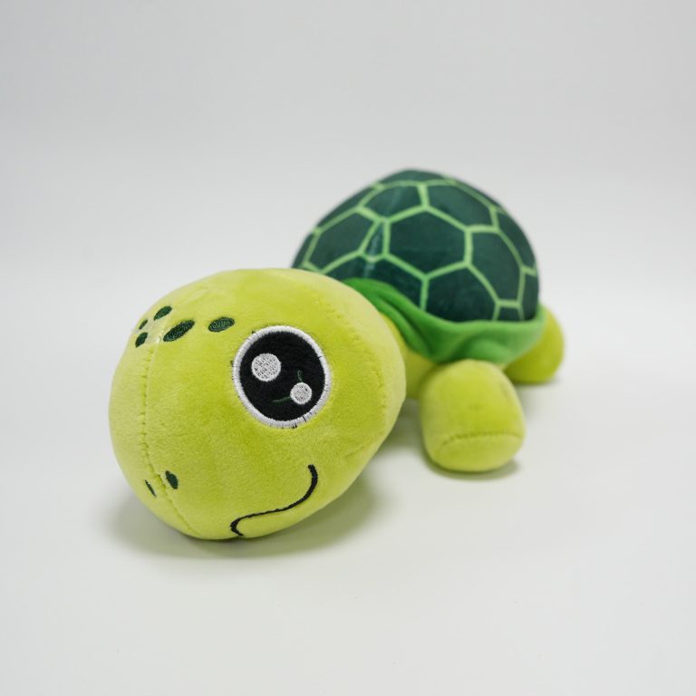 Green cute turtle big eyes turtle stuffed stuffed animal - StuffPlush