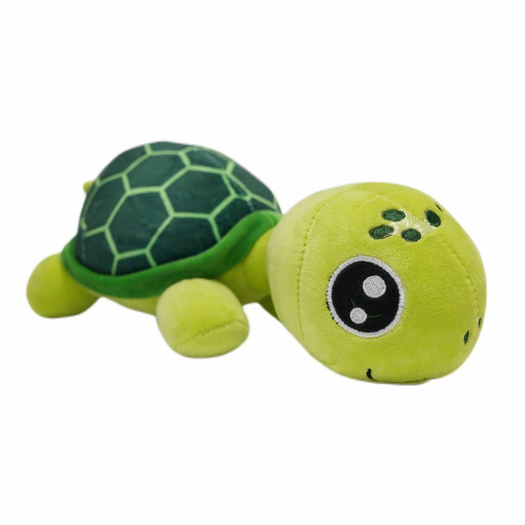 Green cute turtle big eyes turtle stuffed stuffed animal - StuffPlush