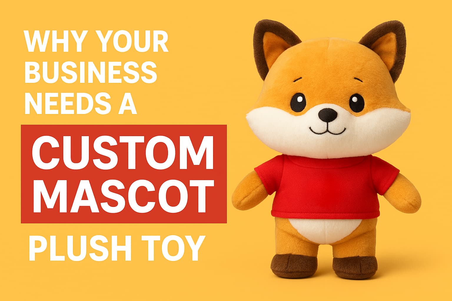 Why Your Business Needs a Custom Mascot Plush Toy - StuffPlush